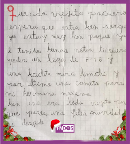 Cartas Navideñas — FMDOS