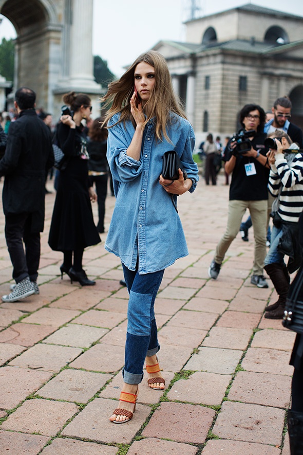 Denim on denim: Los beneficios de la tendencia del jeans de pies a ...