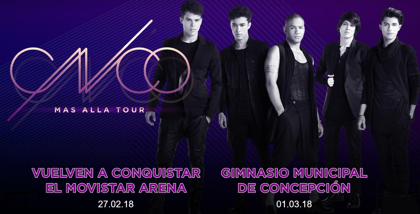 ¡Estas son las nuevas fechas de los conciertos de CNCO en Chile! — FMDOS