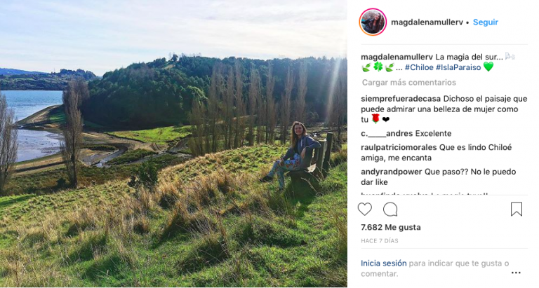 Magdalena Muller presenta su look para la teleserie "Isla Paraíso"