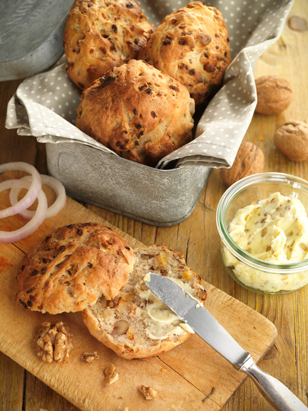 ¿Aburrido del pan tradicional? Pues prepara un rico pan de nuez