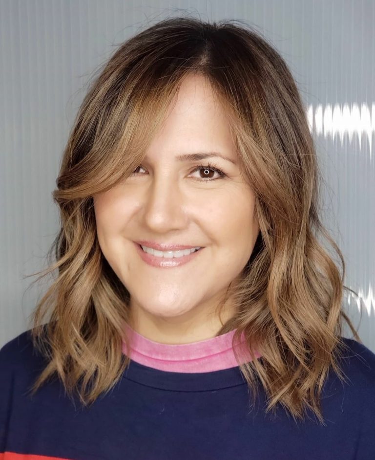 Michelle Adam recibió octubre estrenando nuevo look