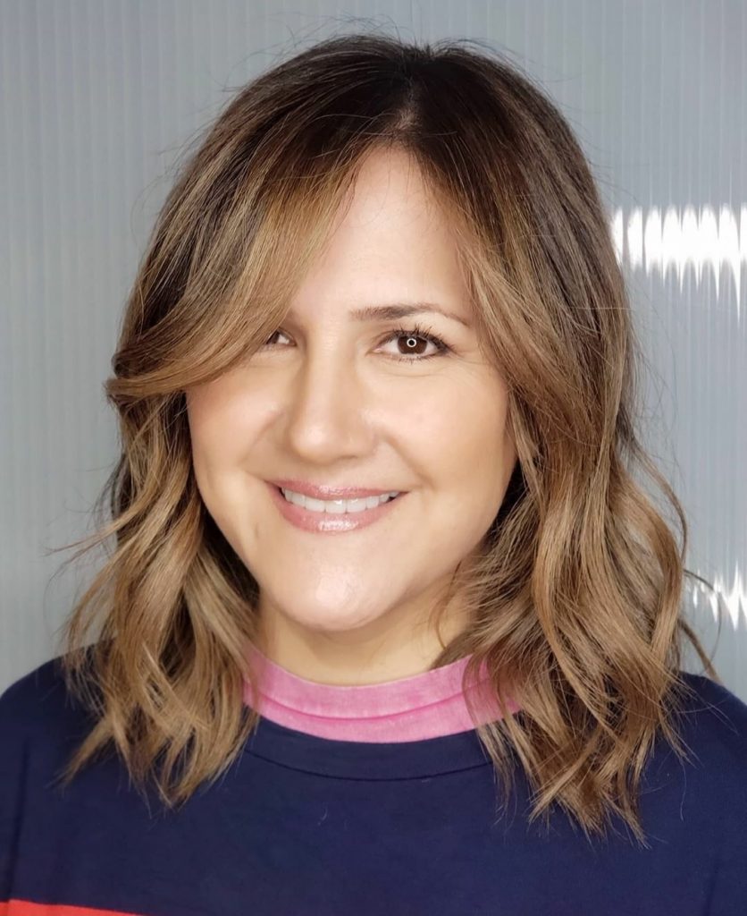 Michelle Adam recibió octubre estrenando nuevo look