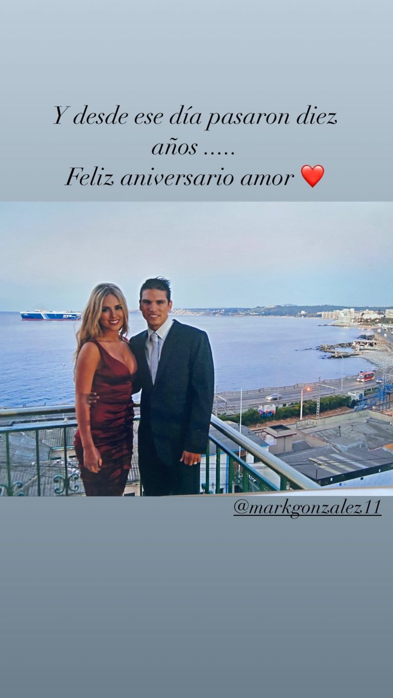Así Maura Rivera y Mark González celebraron sus 10 años de matrimonio