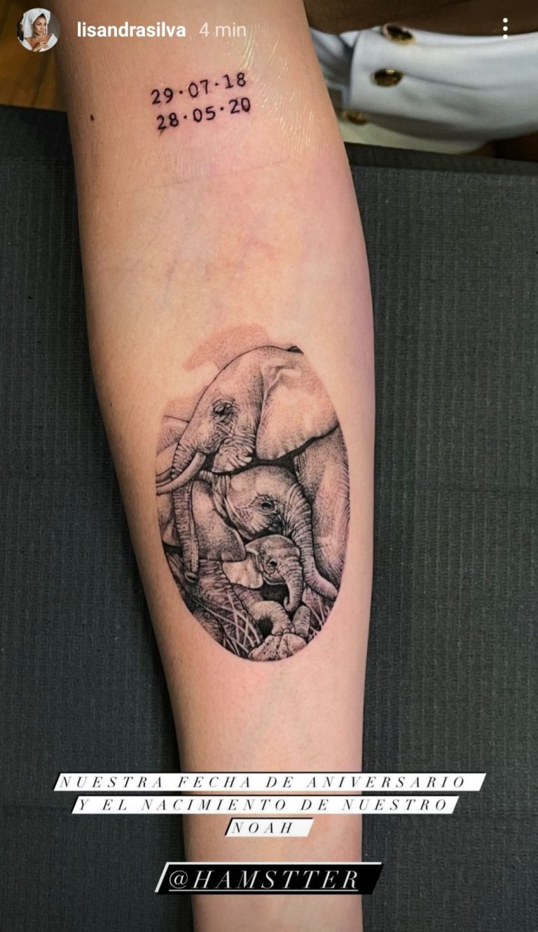 Lisandra Silva mostró sus nuevos y emotivos tatuajes