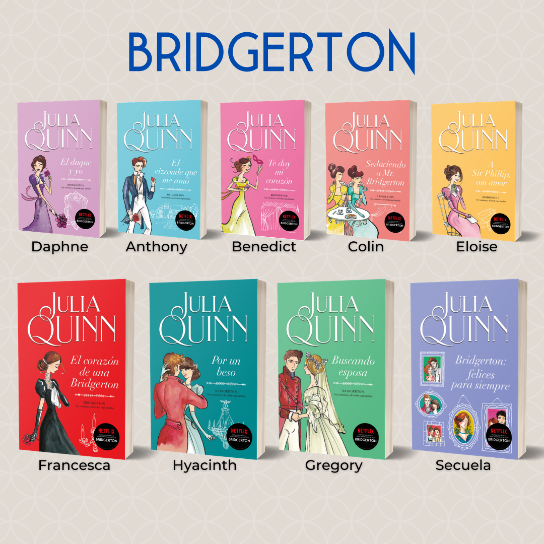 ¡Conviértete en una Bridgerton! Ganadora del kit de libros