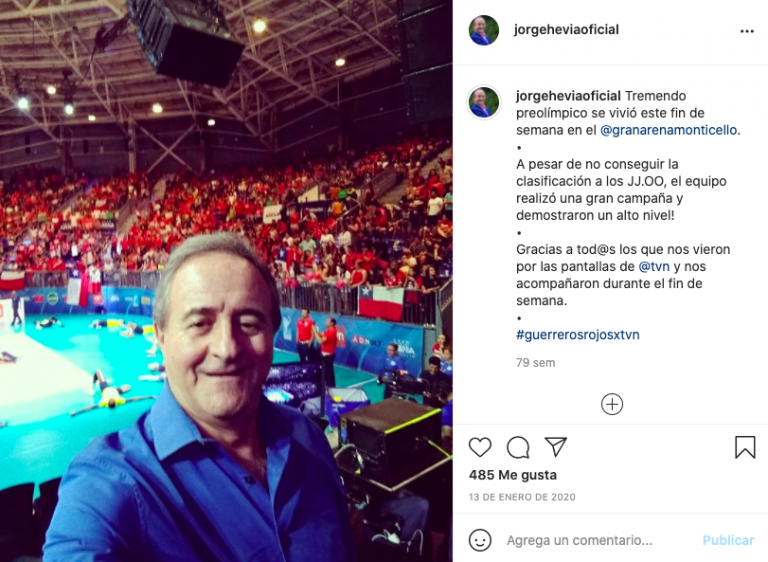 Jorge Hevia fue tendencia por comentarios en la competencia de Vóleibol