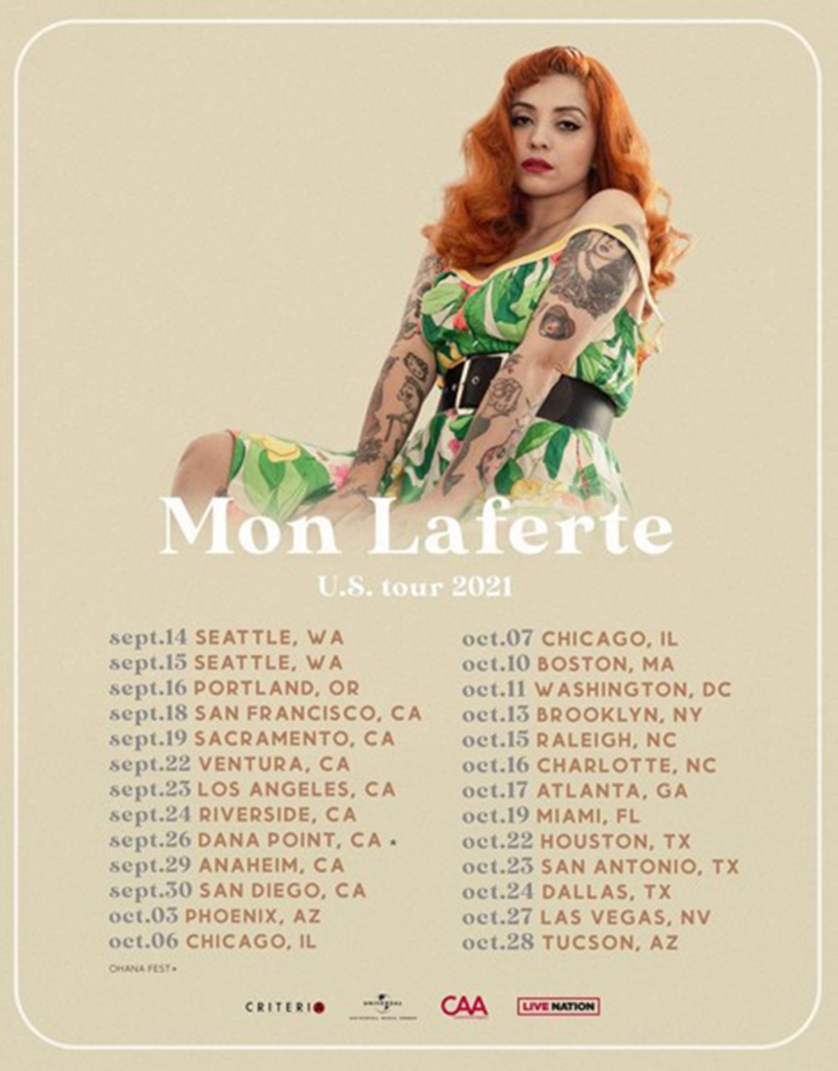 Mon Laferte graba temas con Spotify para un lanzamiento especial