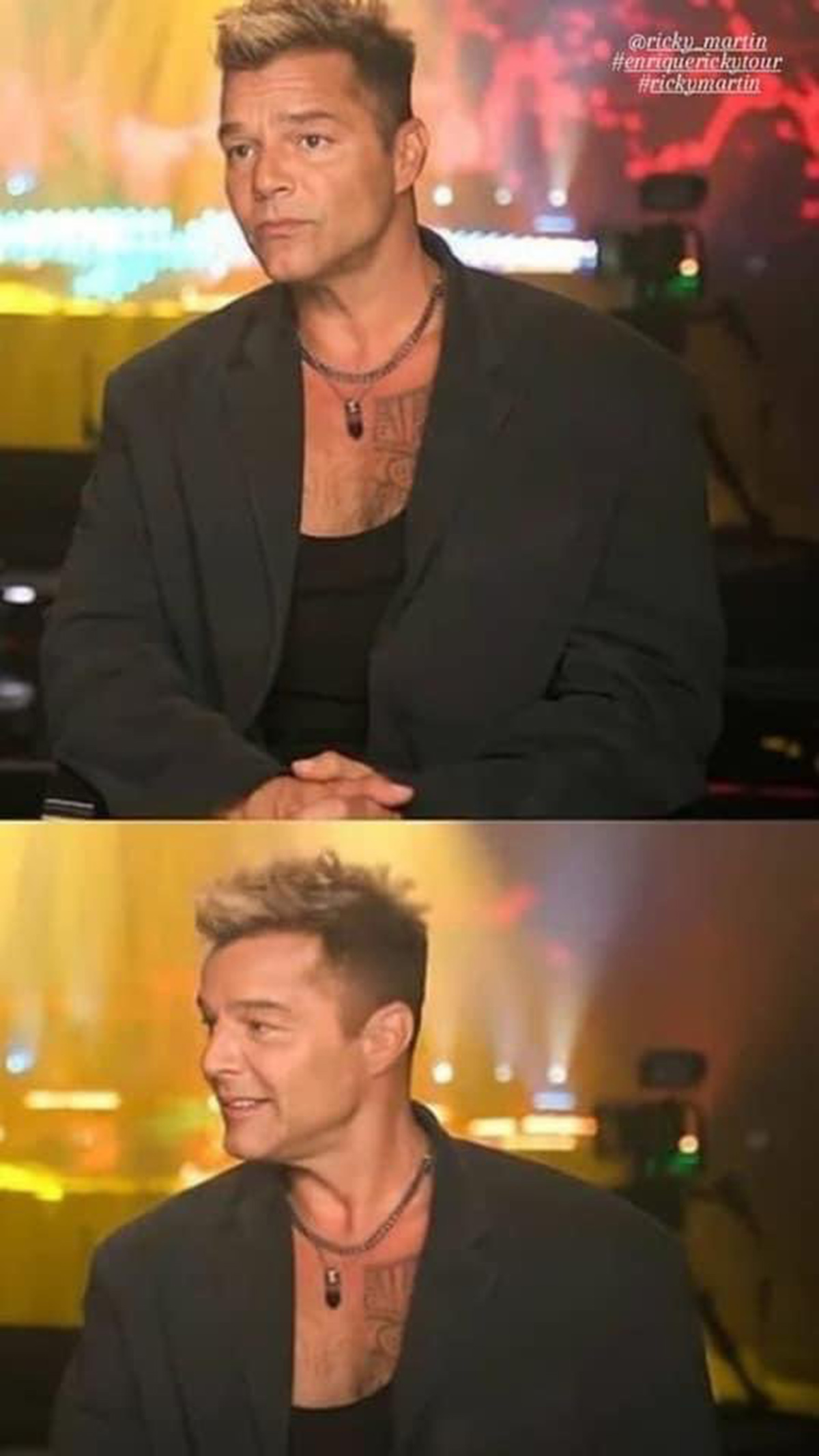 El cantante Ricky Martin se habría retocado la cara