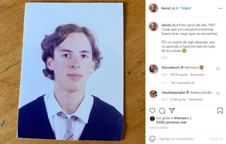 Daniel Matamala subió una foto del recuerdo y se llenó de comentarios