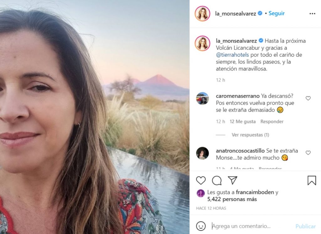 Monserrat Álvarez dice adiós a sus vacaciones: "Hasta la próxima"