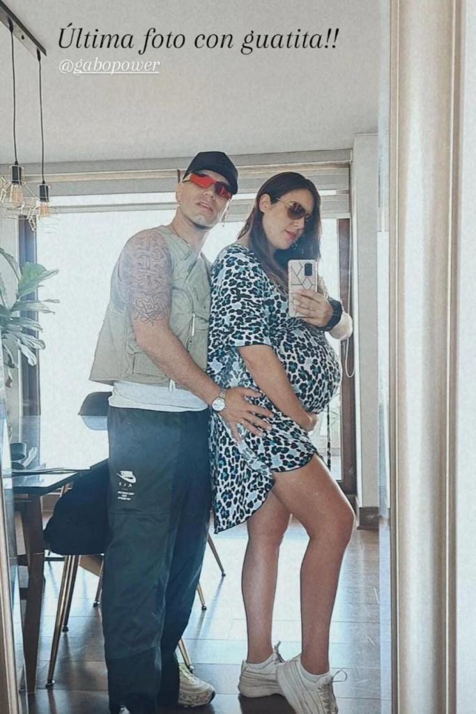 Así fue la bienvenida de Gabriel Peralta y Michu a su primera hija