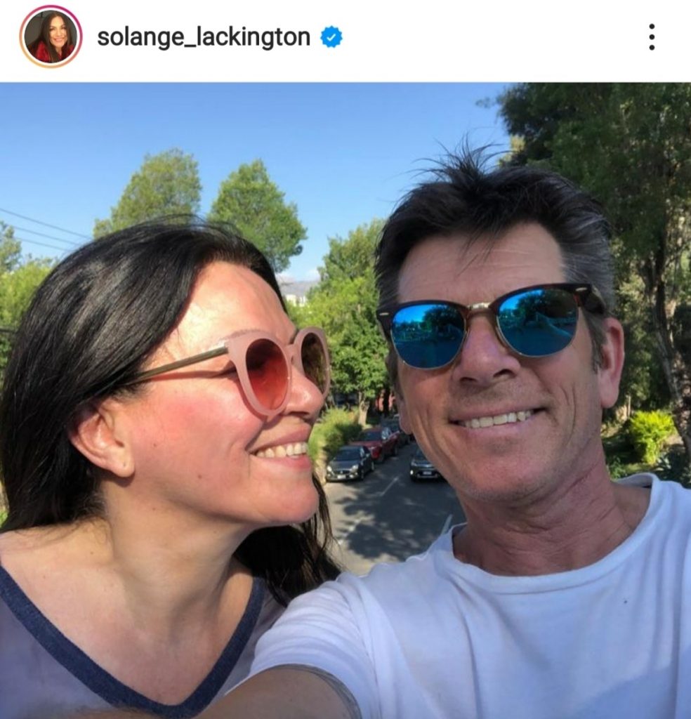 Solange Lackington comparte románticas postales con su pareja