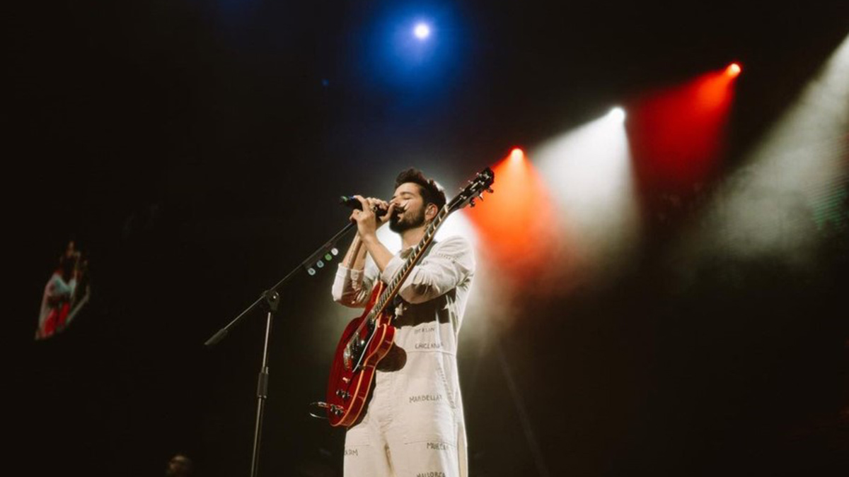 Camilo dio su primer gran concierto en Colombia