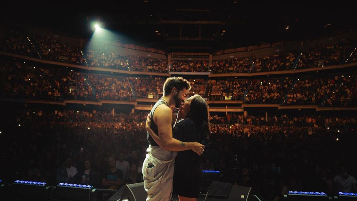 Camilo dio su primer gran concierto en Colombia