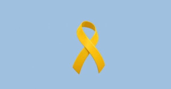 Emoji de WhatsApp: Qué significa el lazo amarillo conmemorativo