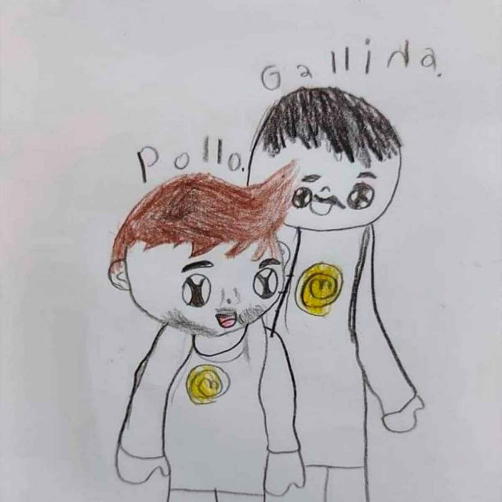 Rodrigo Gallina compartió tierno dibujo que le hizo llegar una pequeña fan