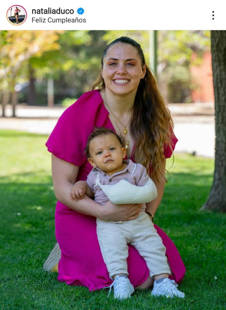 Natalia Duco celebró el primer año de su hijo Luciano