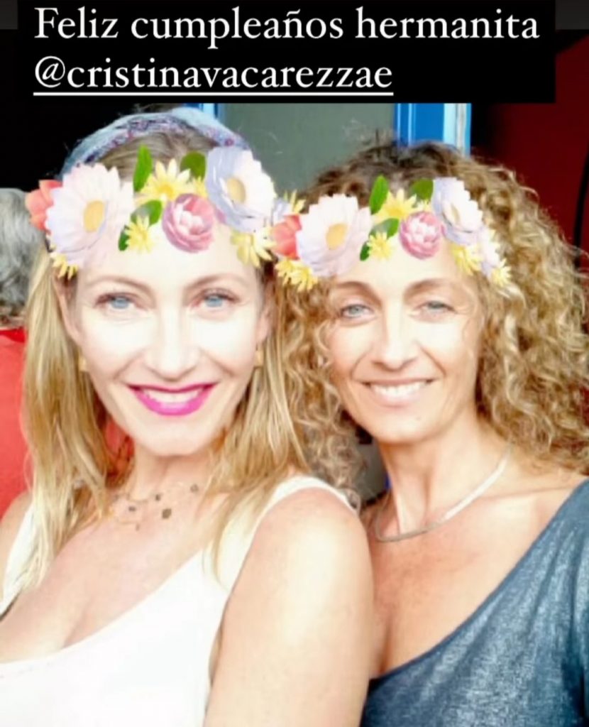 Marcela Vacarezza dedica emotivos mensajes a su madre y a su hermana