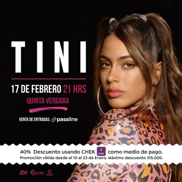 Tini en Chile: fecha, lugar y dónde comprar las entradas para el concierto