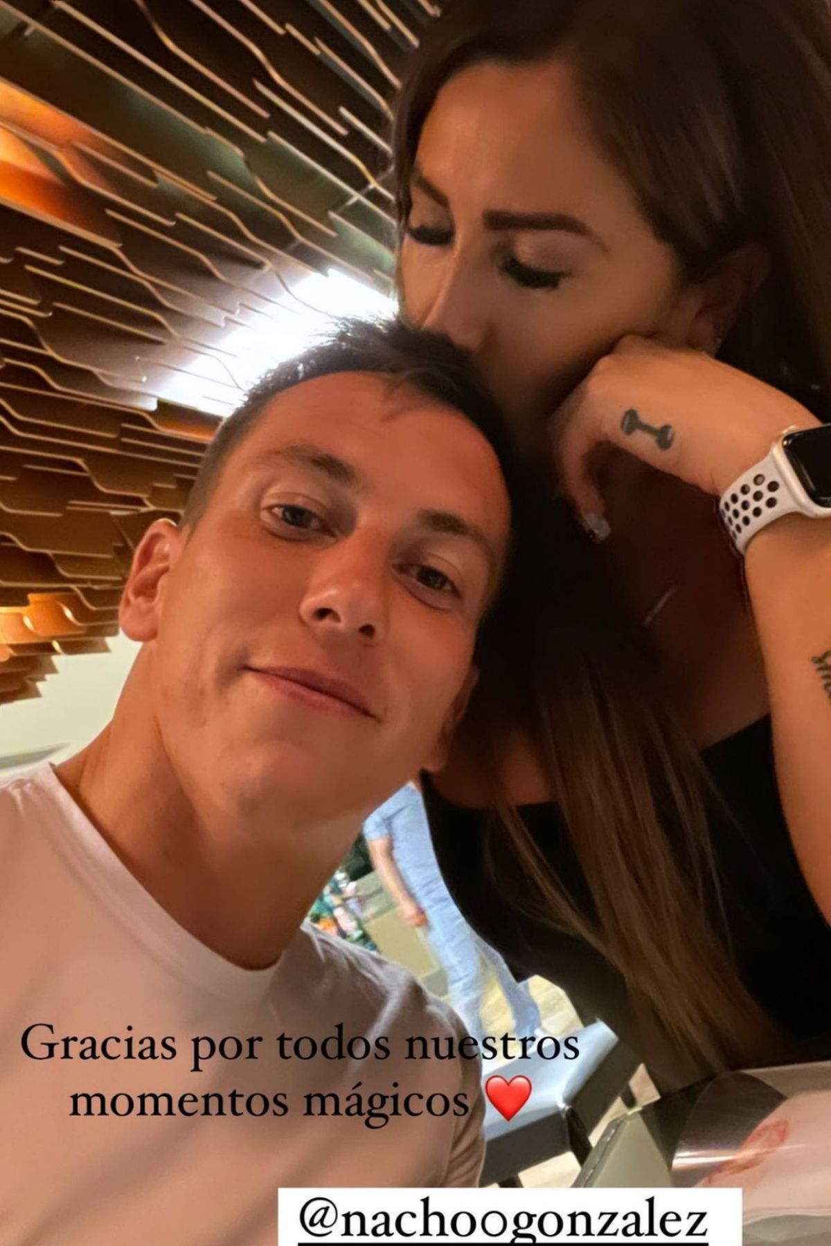 Nicole Moreno confirma su relación con futbolista chileno