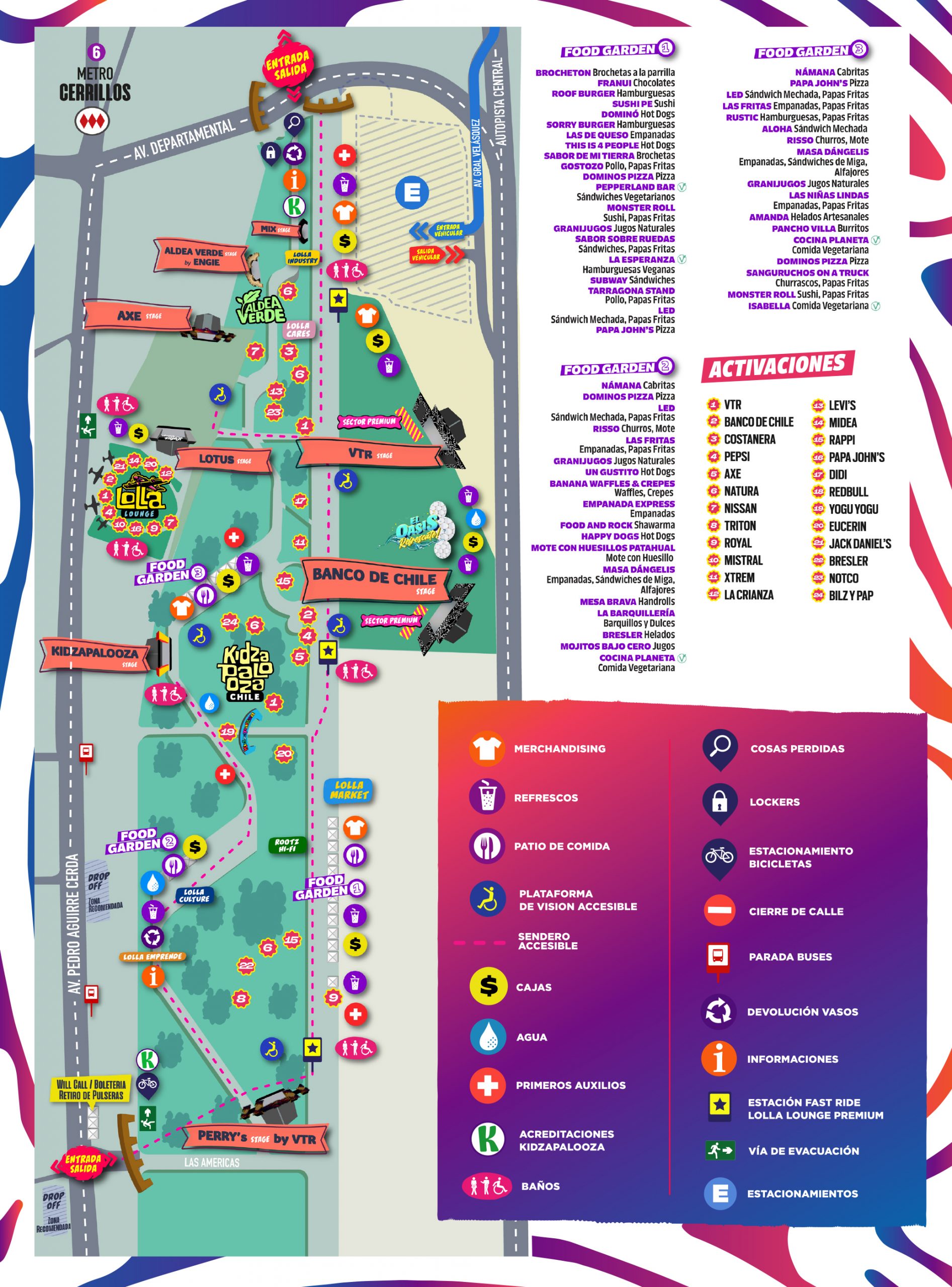 Lollapalooza Chile 2022: ¿Cómo descargar el mapa del festival?