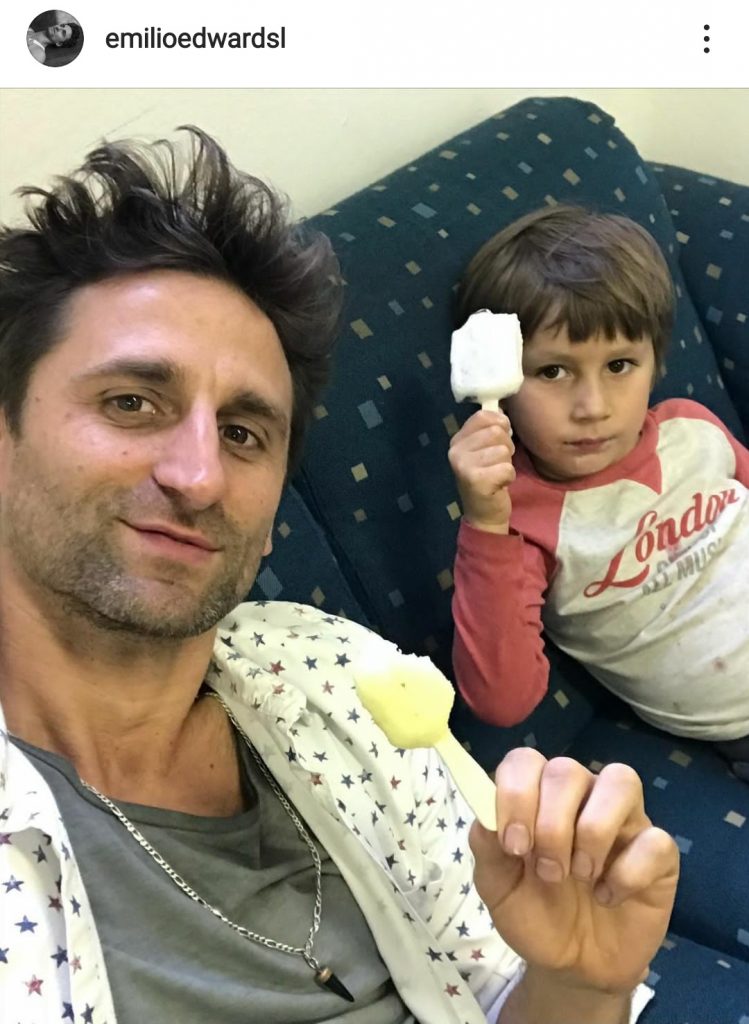 Emilio Edwards compartió bella postal junto a su actual pareja