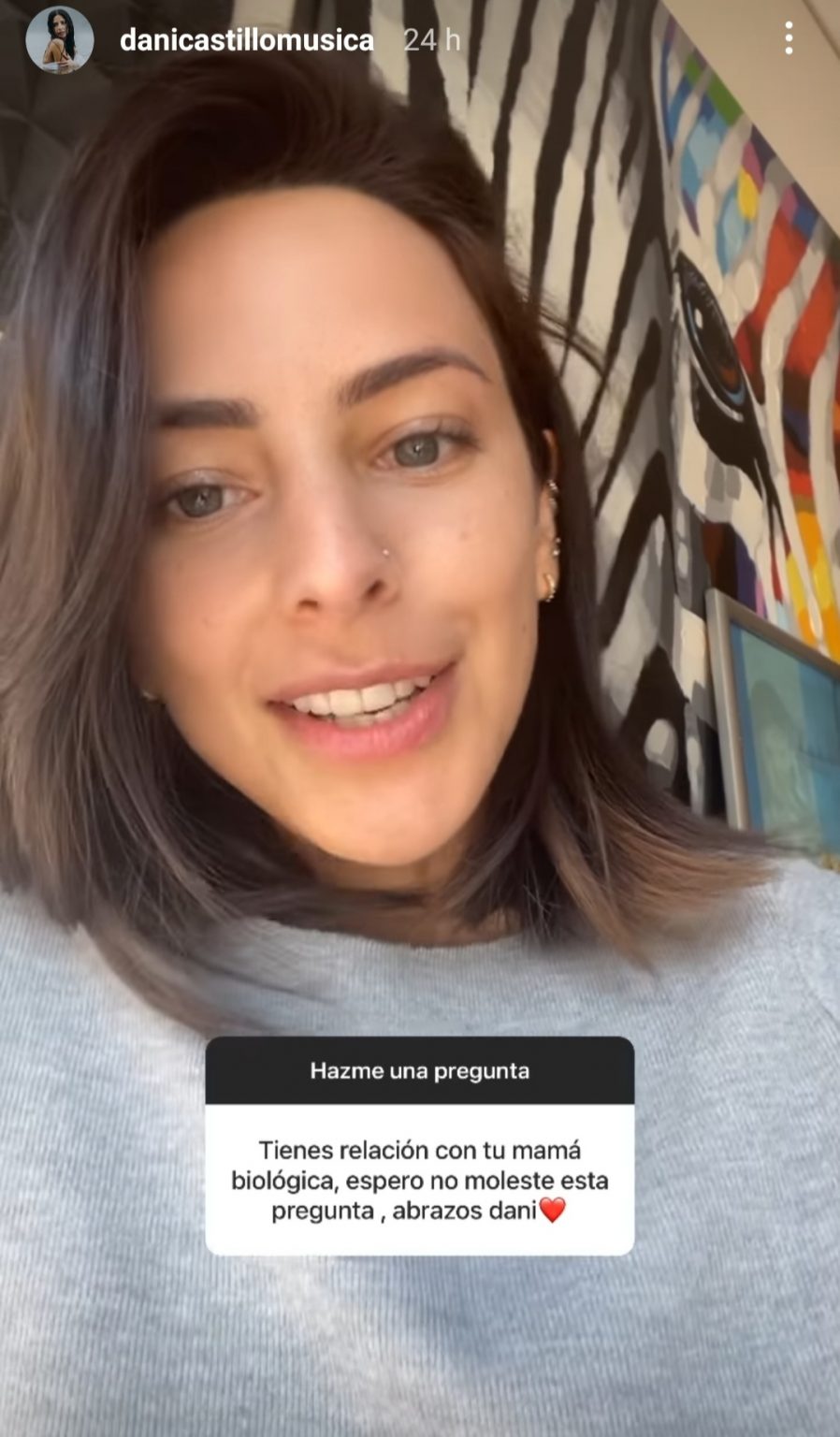 Daniela Castillo reveló qué relación mantiene con su madre biológica