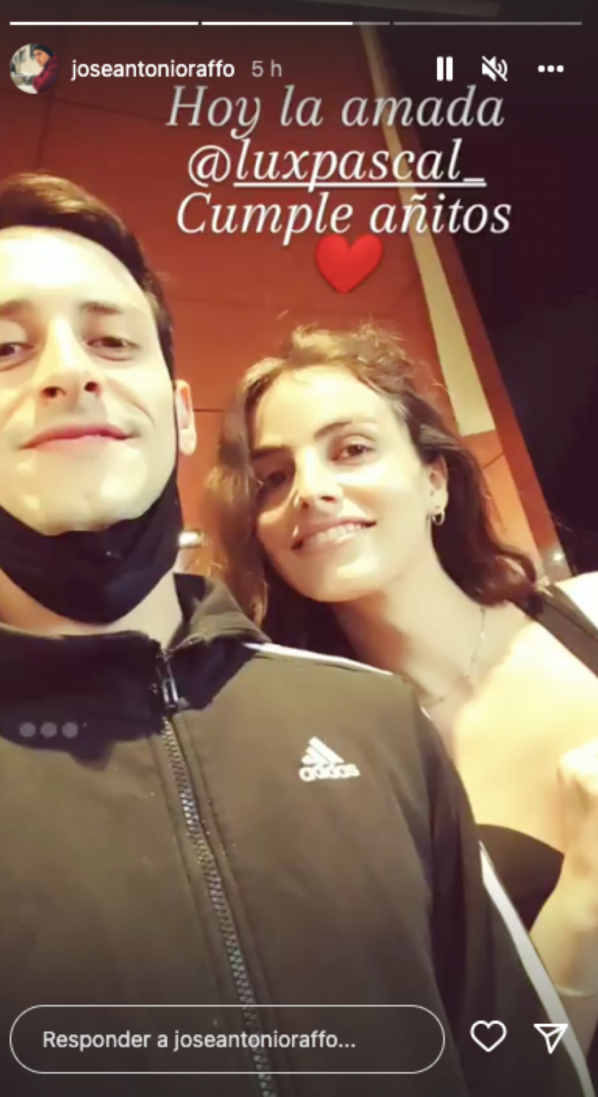 José Antonio Raffo compartió romántico mensaje para Lux Pascal