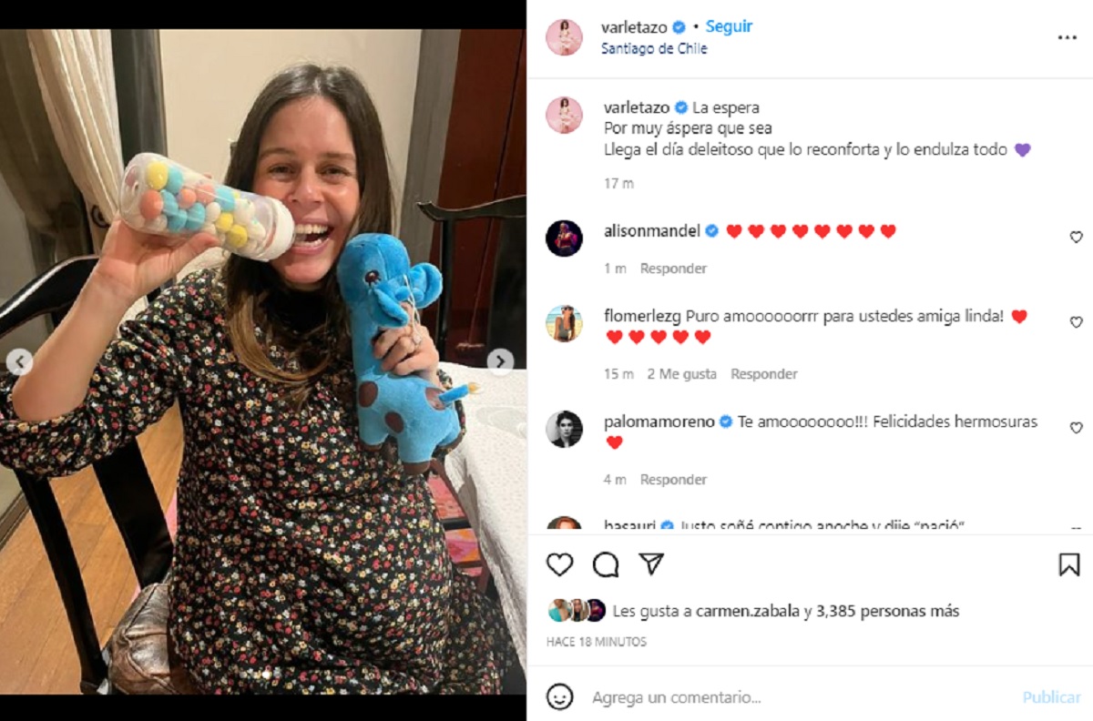 ¡Qué amor! Carola Varleta compartió la primera foto de su hijo
