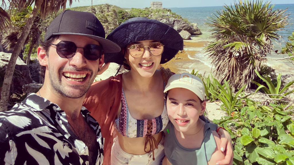 Caro Mestrovic mostró fotos de su viaje con su hija y Mario Velasco