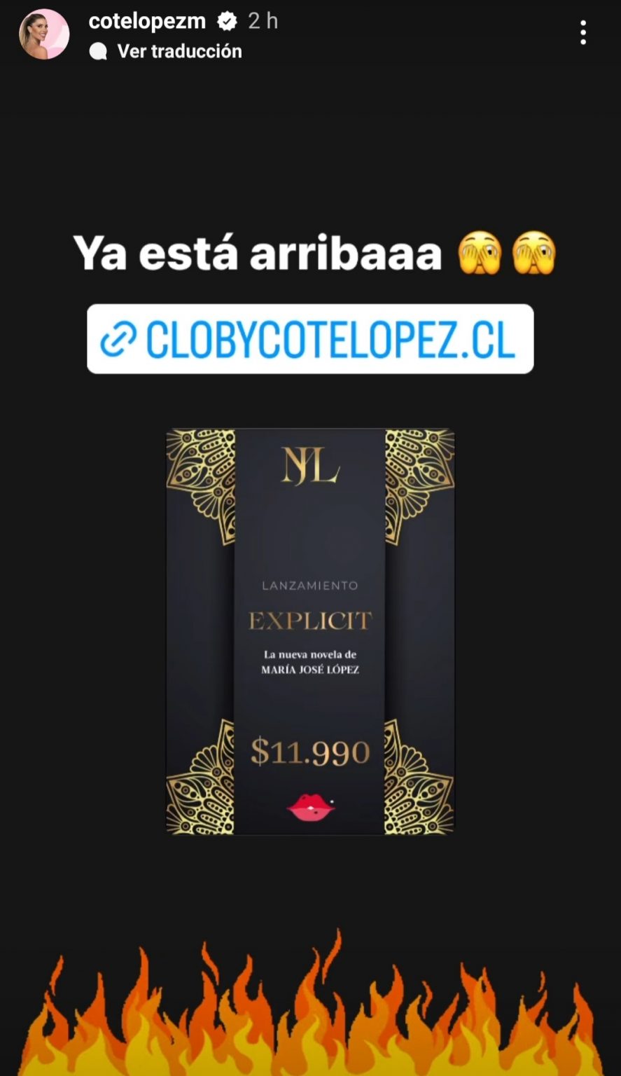 Coté López anunció el lanzamiento de su nuevo libro