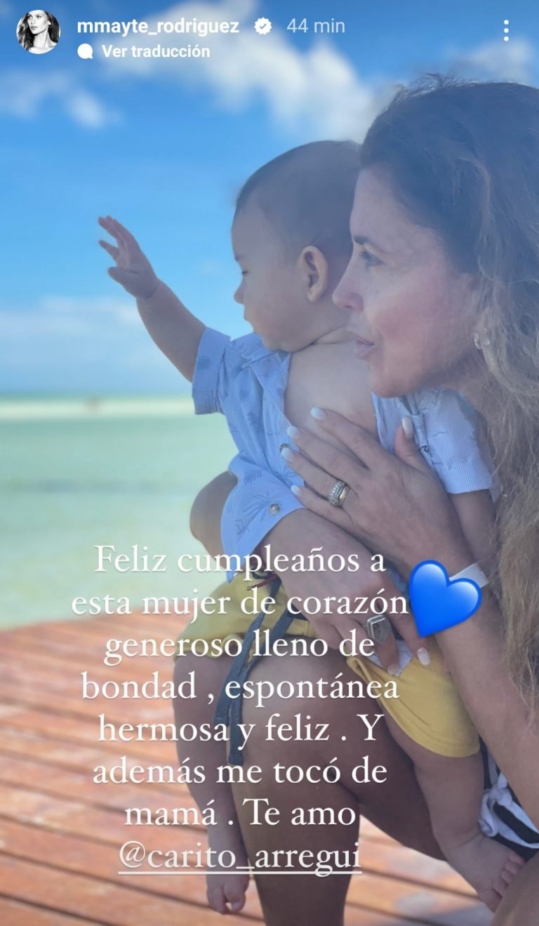 Mayte Rodríguez y Camilo Figueroa comparten bellas fotos con su hijo