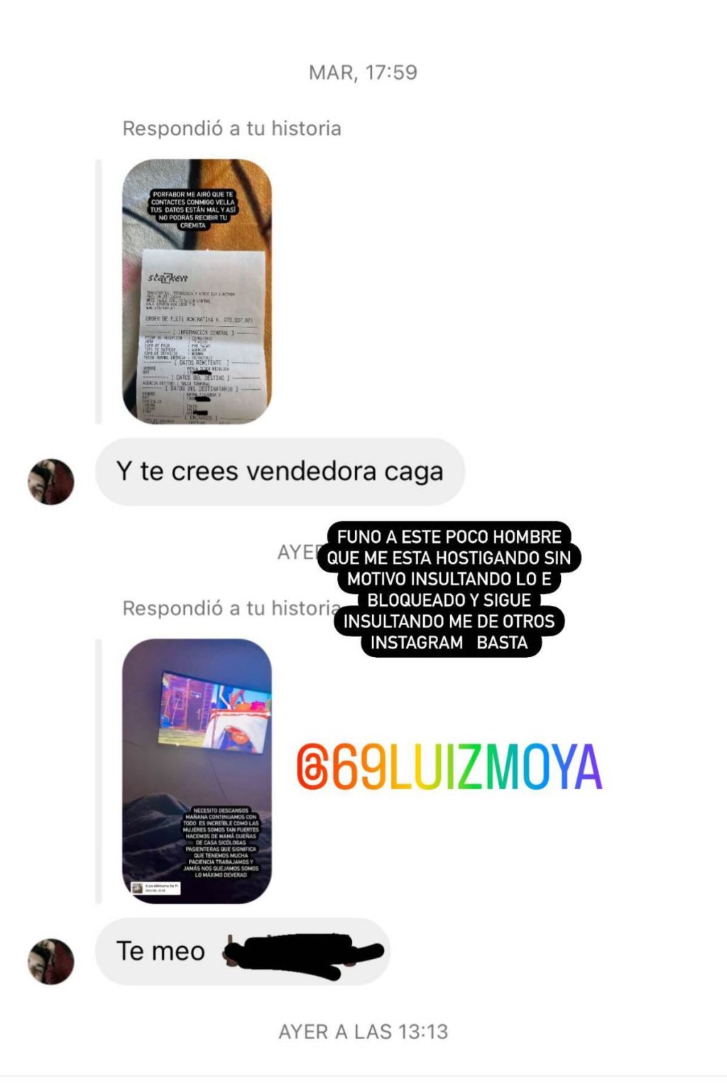 Perla Ilich funa a desconocido tras llenarla de críticas en Instagram