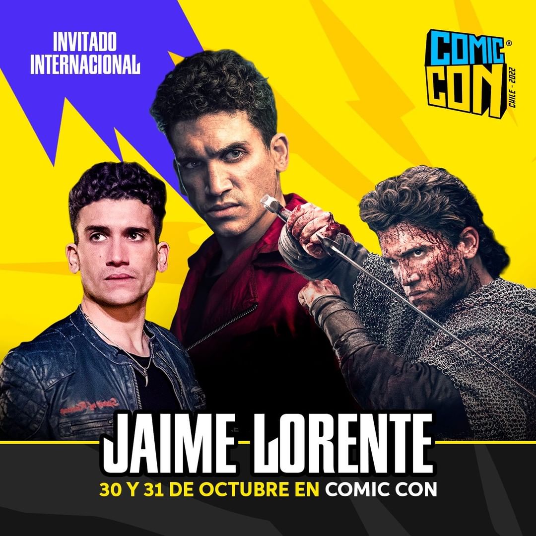 Comic Con Chile 2022: Jaime Lorente estará presente en el evento