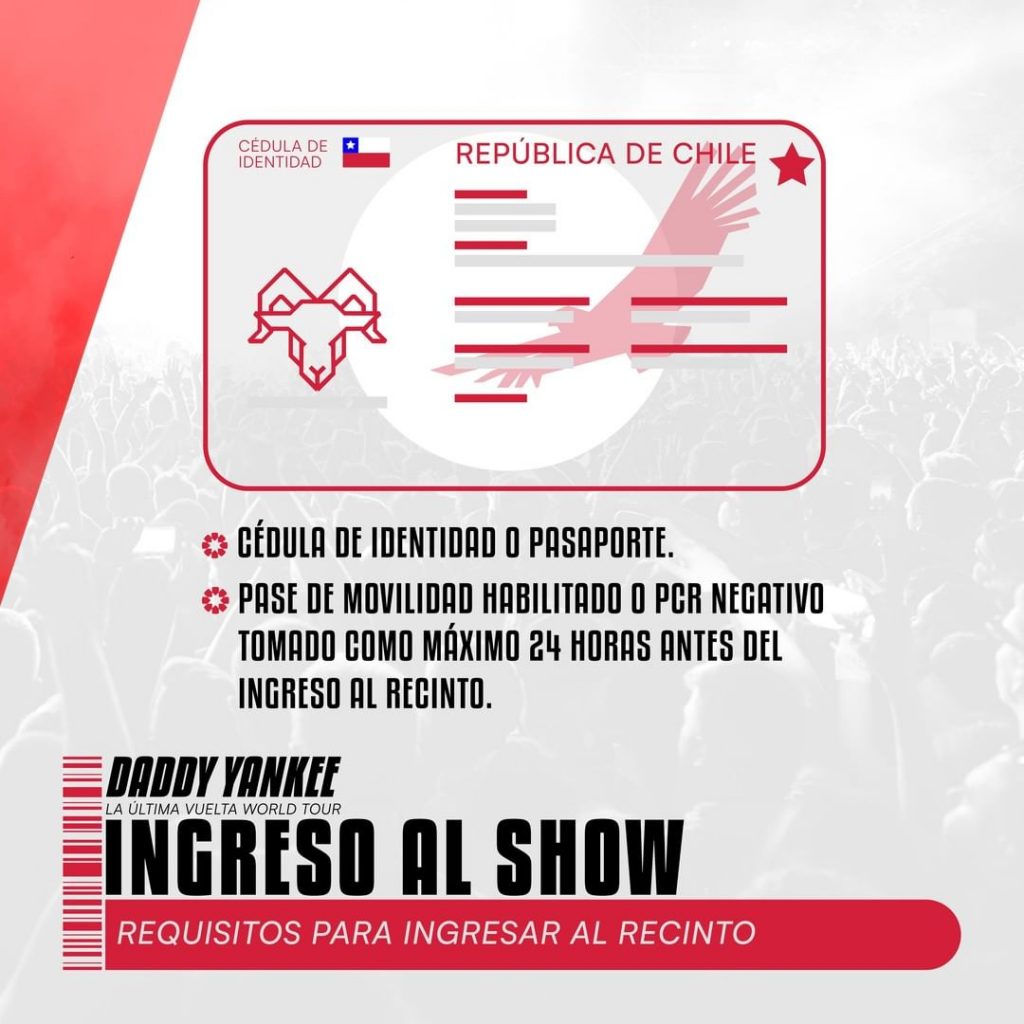 Daddy Yankee en Chile: Entradas ya no serán nominativas