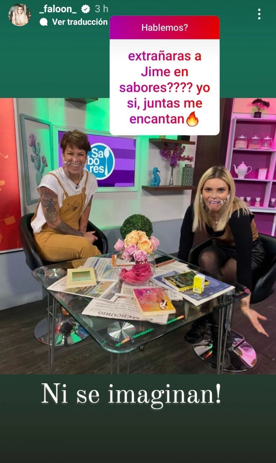 Faloon Larraguibel se refirió a la salida de María Jimena Pereyra de ...