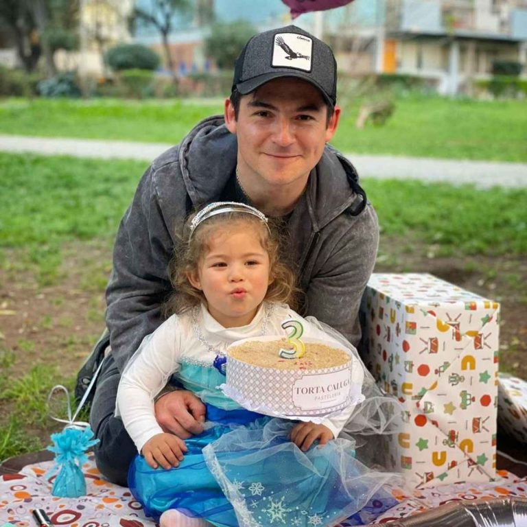 Claudio Castellón celebró importante fecha de su hija
