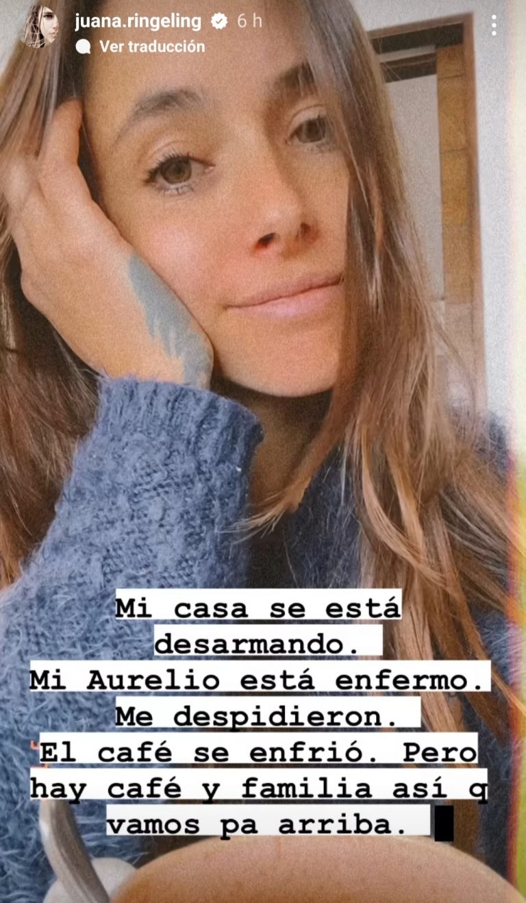 Juanita Ringeling declaró que atraviesa por un duro momento