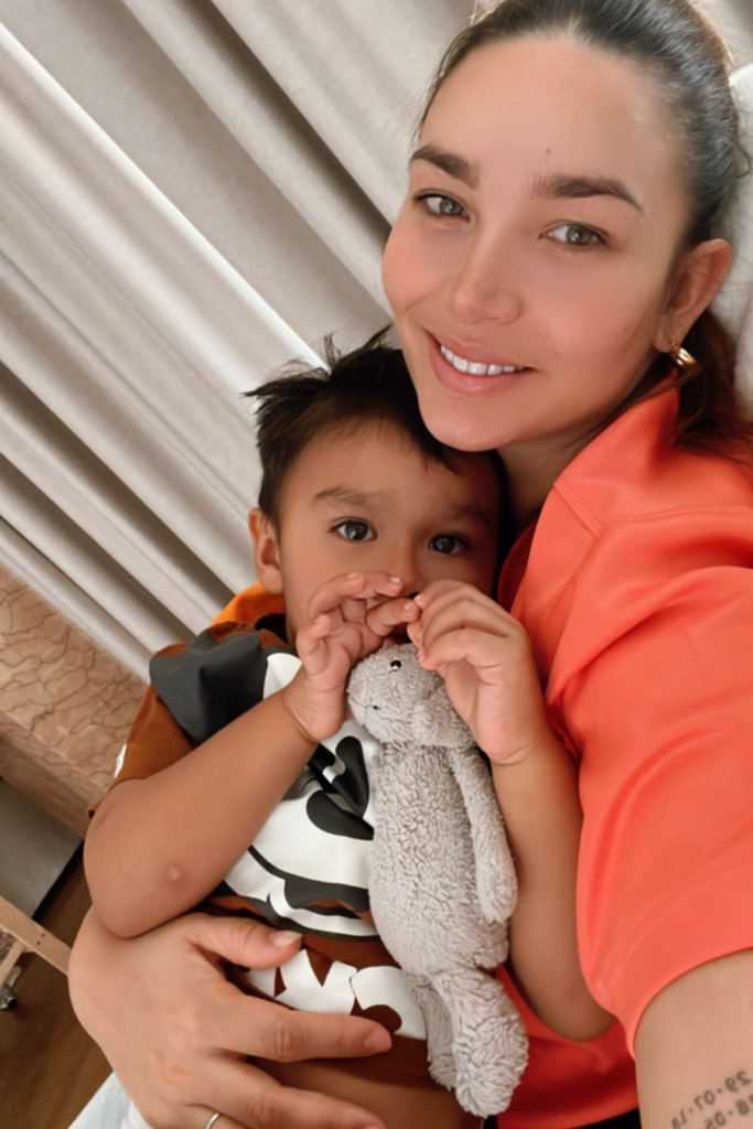 Lisandra Silva comparte tierno registro junto a su hijo Noah