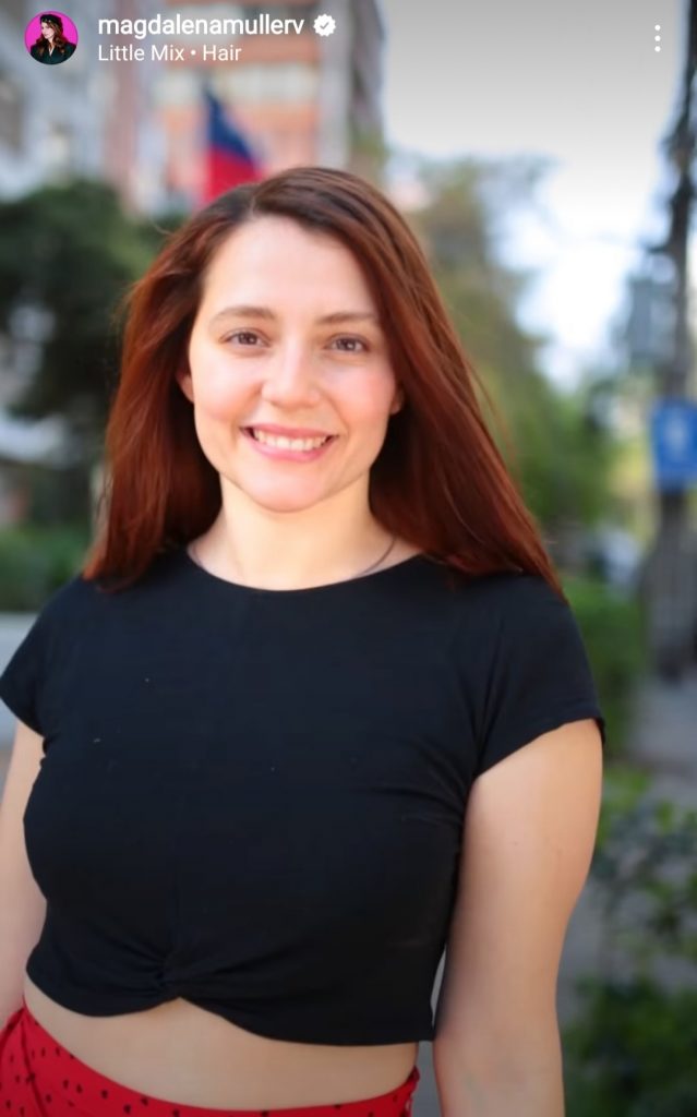 Magdalena Müller deleitó con radical cambio de look