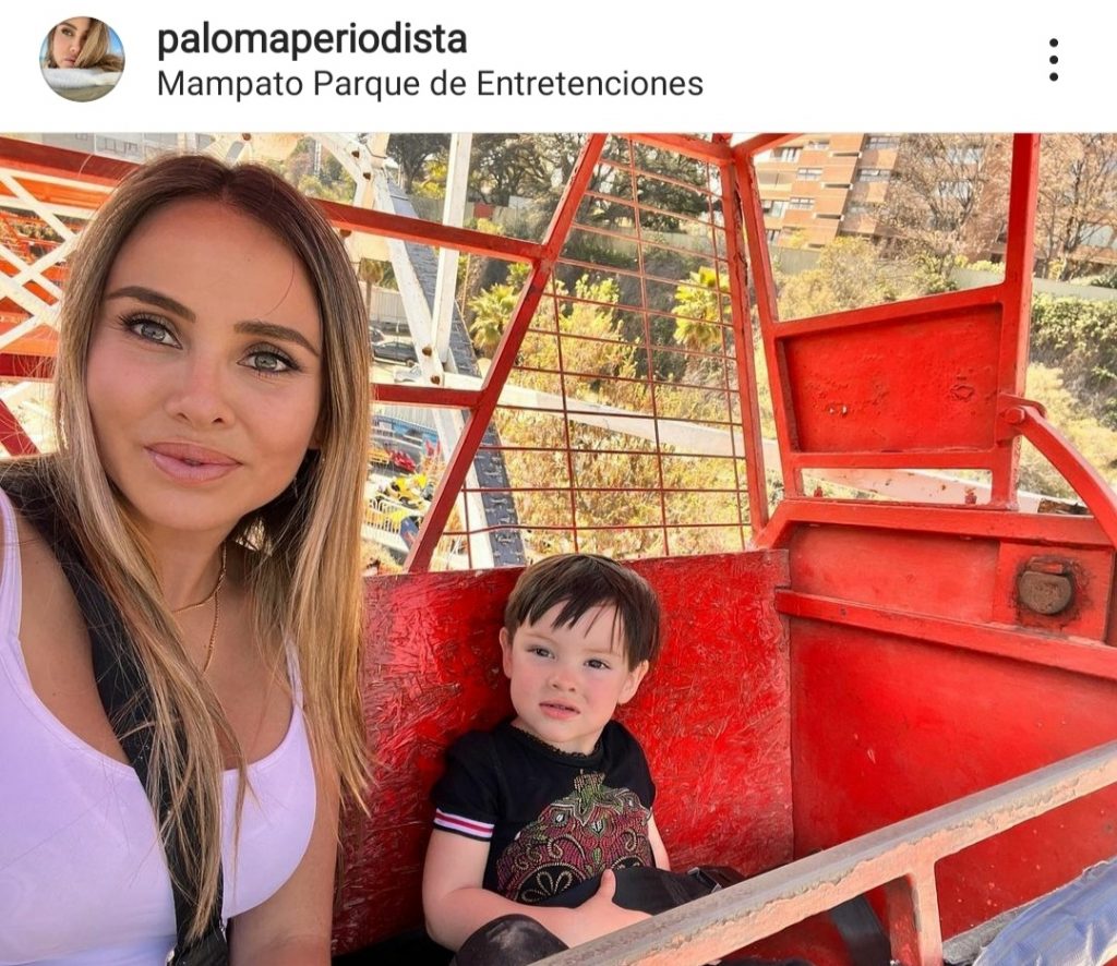 Paloma Aliaga compartió un especial momento junto a su hijo