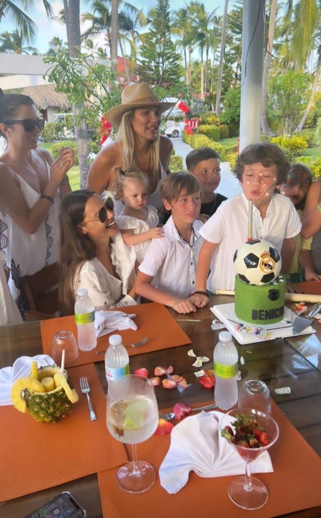 María Alberó lo dio todo por llegar a festejar a su ahijado