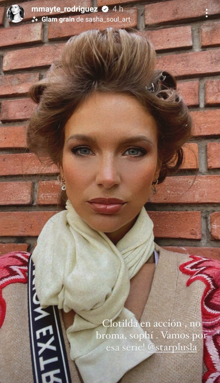 Mayte Rodríguez mostró cómo lucirá su nuevo personaje