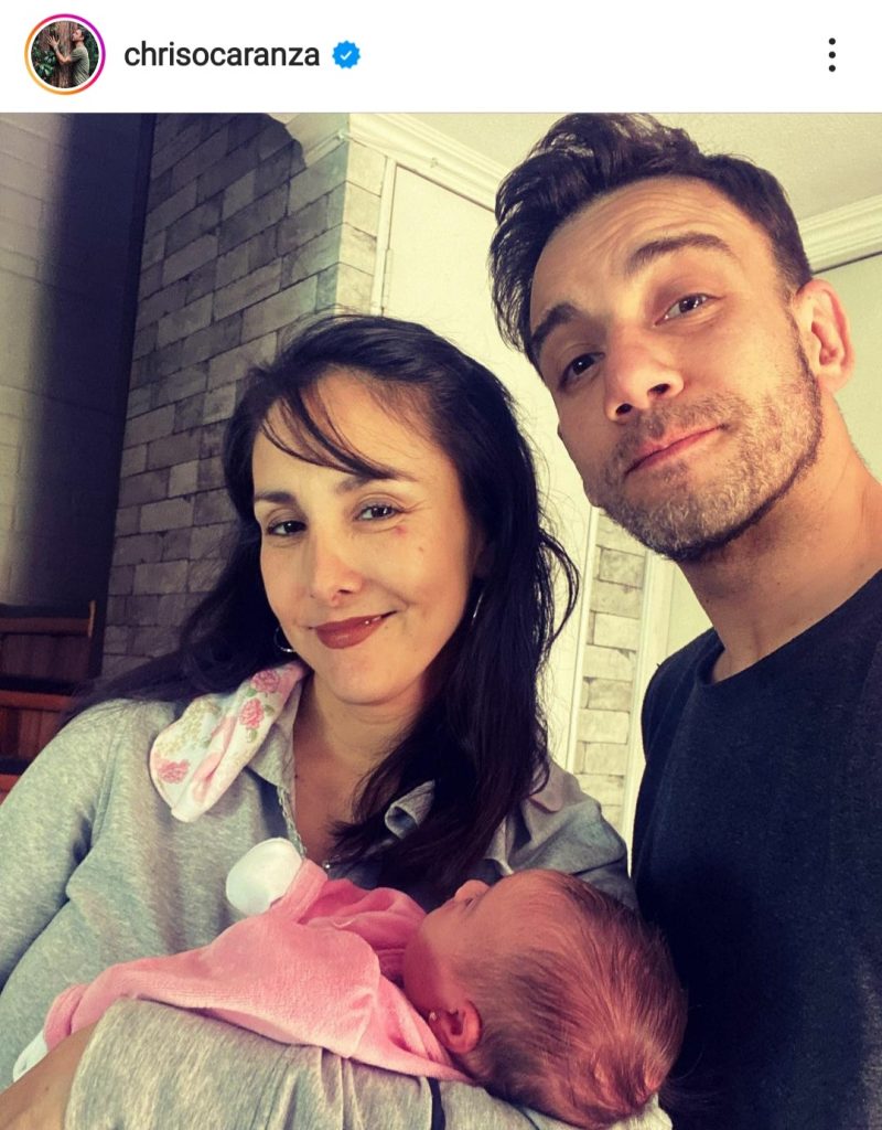 Christian Ocaranza fue a conocer a la hija de Icha Sobarzo