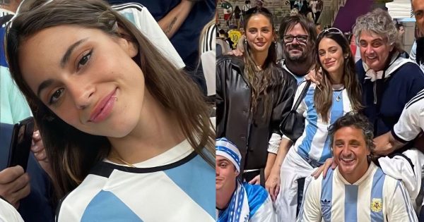 ¡Amamos! Tini llegó a Qatar para apoyar a su novio, Rodrigo De Paul
