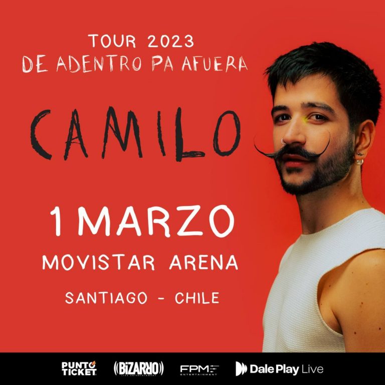 Camilo anuncia concierto en Chile: Fecha, lugar y valor de entradas