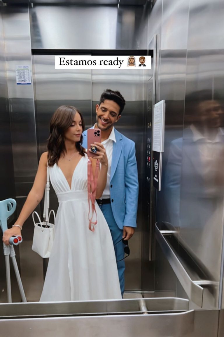 Con look escogido por sus seguidores: Así fue el matrimonio de Vale Caballero por el civil