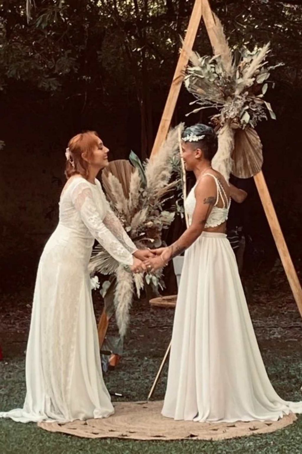 ¡Que viva el amor! Grace Lazcano y Fernanda Pinilla dieron el sí en una ...