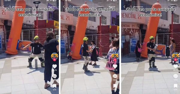 ¡Saco los pasos prohibidos! Bombero de Arica se viraliza en TikTok ...